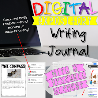 Digital Writing Journals: FREEBIE Included! | Virginia is for Teachers