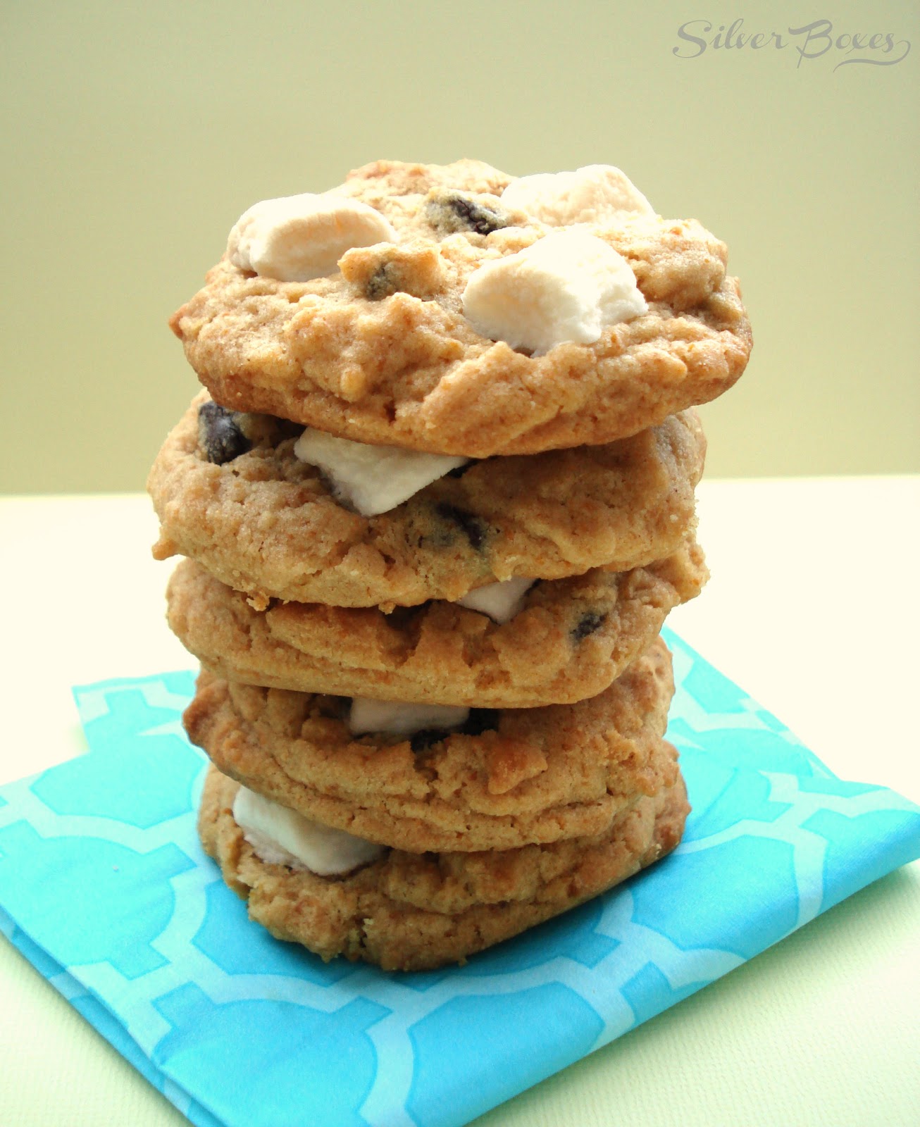 Silver Boxes: Peanut Butter S'more Cookies