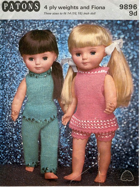 Herbies Doll Sewing Knitting And Crochet Pattern Collection Vintage