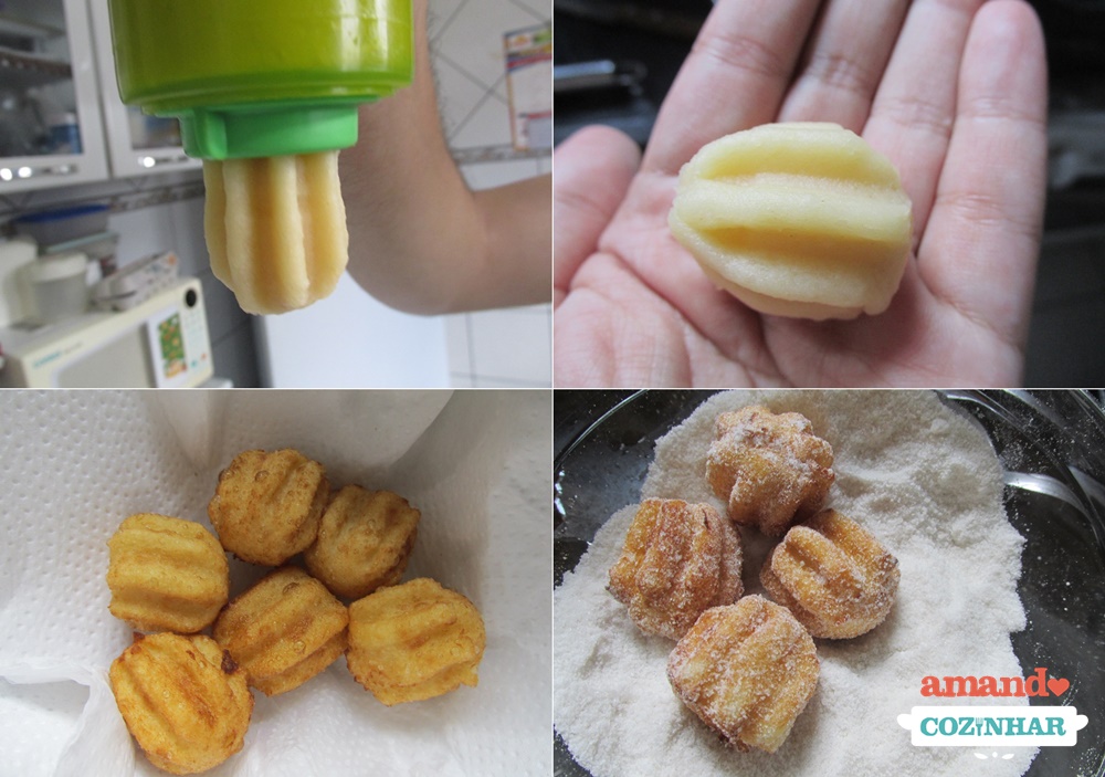Mini churros com doce de leite - Amando Cozinhar