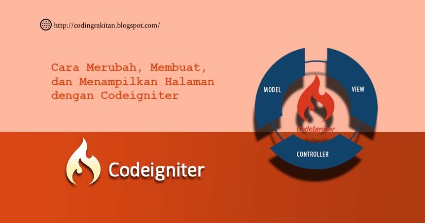 Cara Merubah, Membuat, dan Menampilkan Halaman dengan Codeigniter ~ CODING RAKITAN | INSPIRASI ...