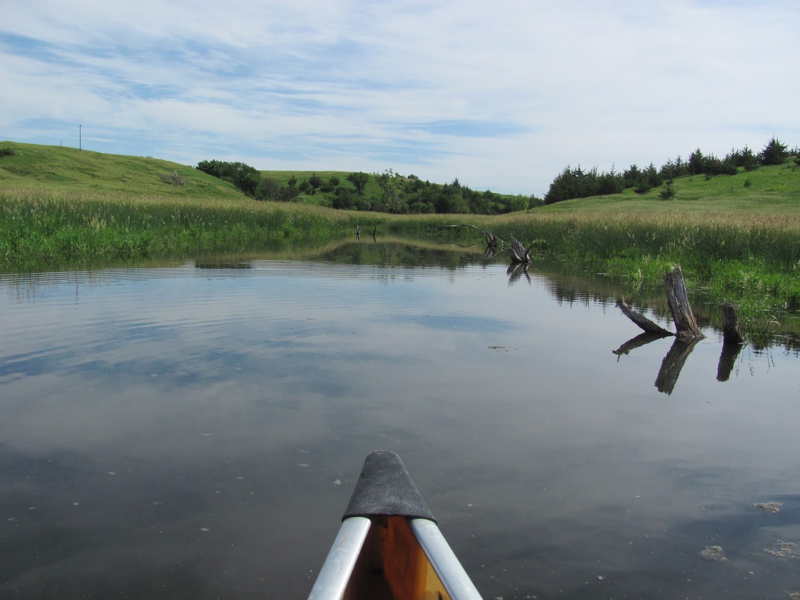 Kayaking the Lakes of South Dakota: Lake Menno - late spring 2013