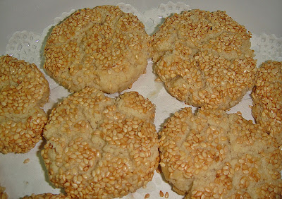 Maryam's Culinary Wonders: 390. Sesame Tahini Cookies