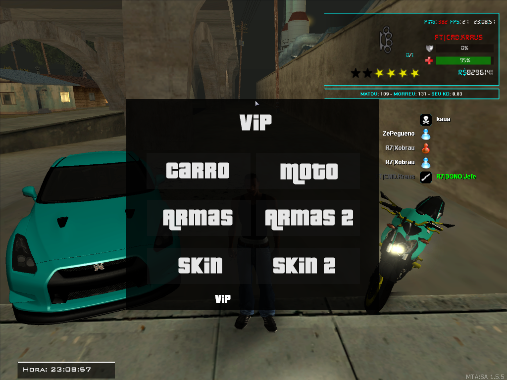 Painel DX Vip - MTA Brasil