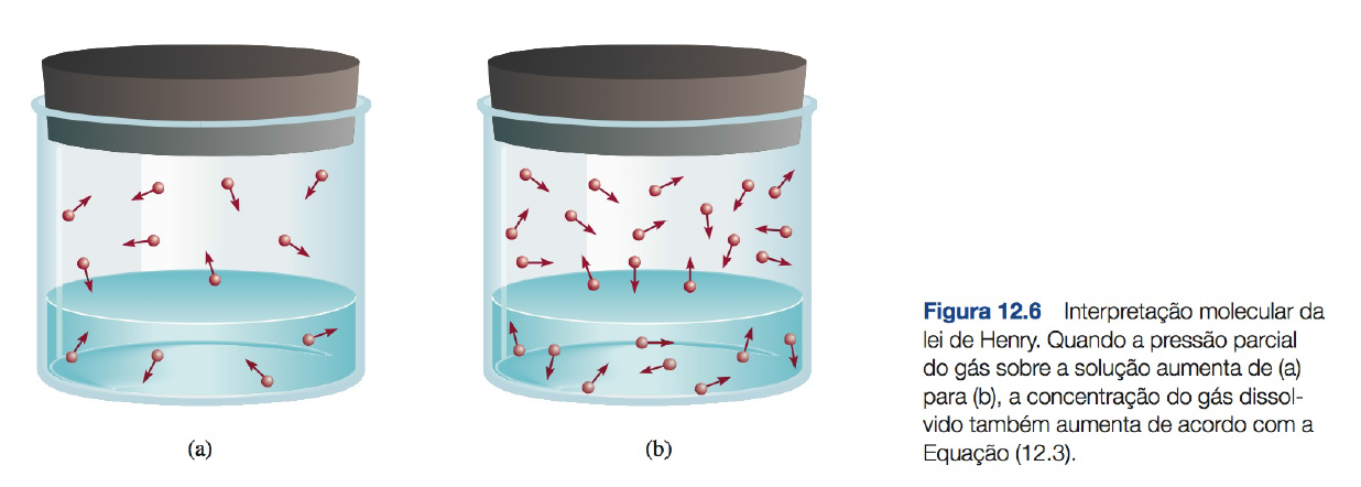 Interpretação molecular da lei de Henry