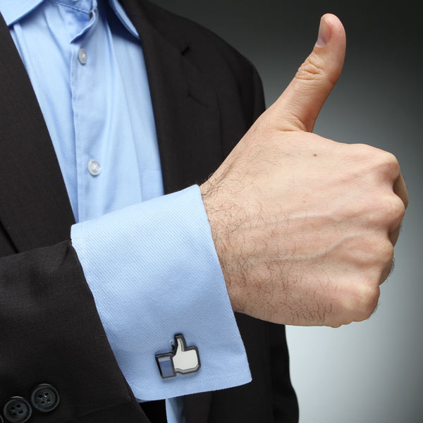 Hong Kong Fashion Geek: Geek Spy: Thumbs Up Cufflinks