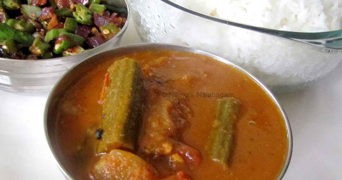 Murungakkai Kara Kuzhambu |Nithya's Nalabagam