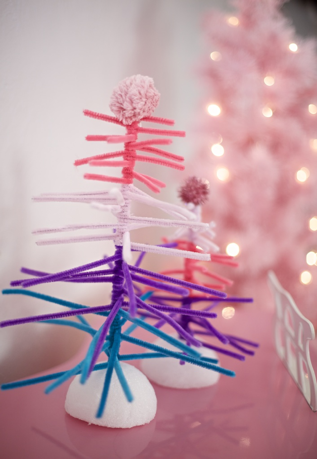 Paige Crafts Five: Pipe Cleaner Trees!