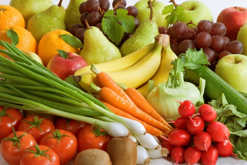 Vegetables and fruits - Health and Food