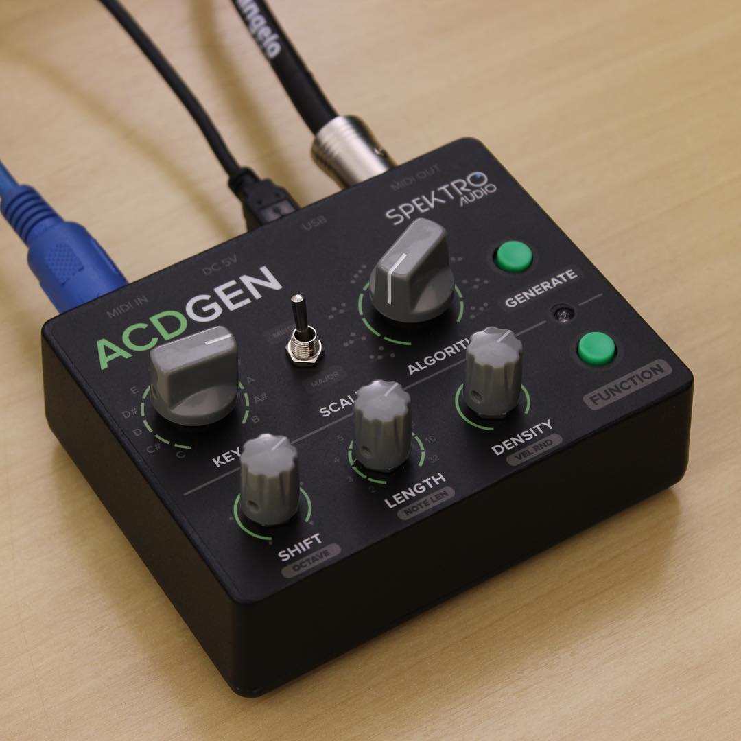 MATRIXSYNTH: Spektro Audio ACDGEN – Hardware Edition MIDI Pattern Generator