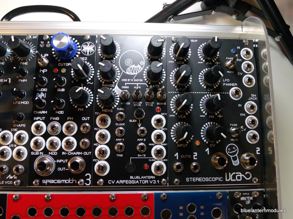 MATRIXSYNTH: Blue Lantern Modules 6U Analog Modular synthesizer system