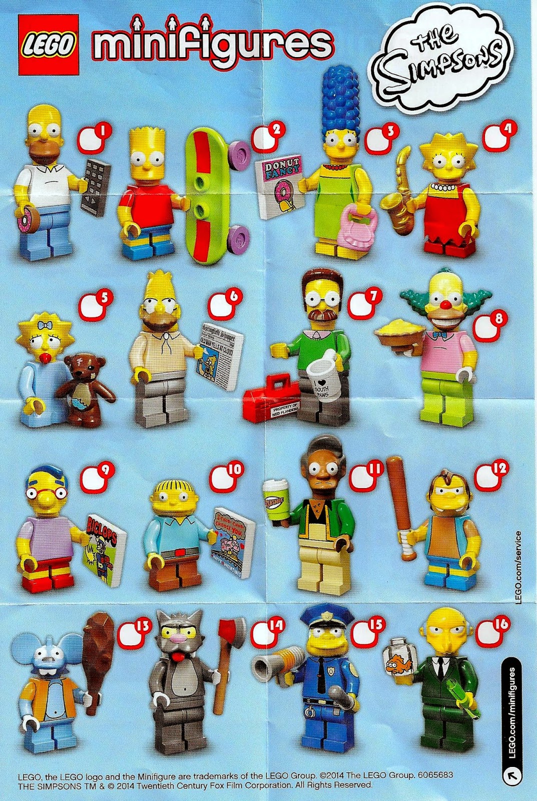 notas bedéfilas: Os Simpsons em Lego
