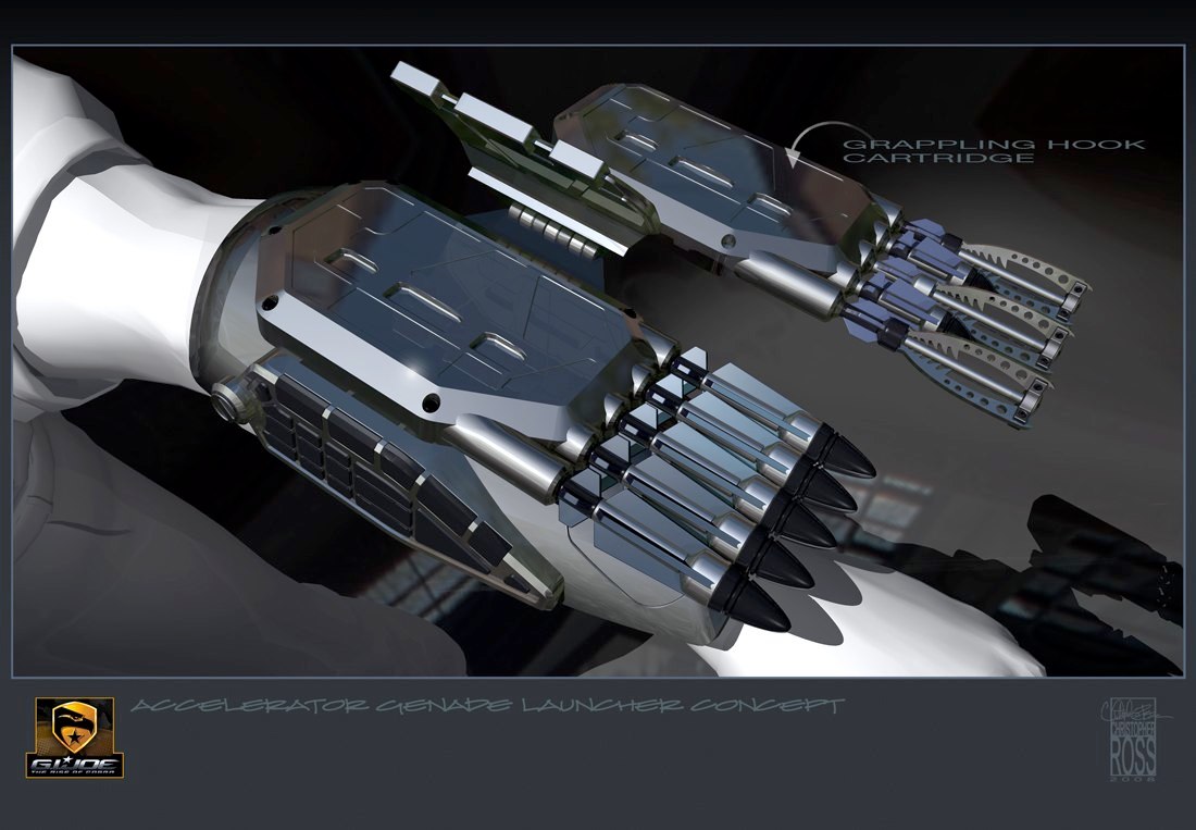 'G.I. Joe: The Rise of COBRA' Weapons Designs by Christopher S. Ross ...