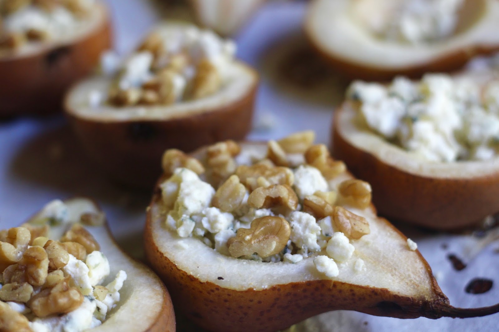 Walnut Blue Cheese Baked Pears – Diary of a Mad Hausfrau