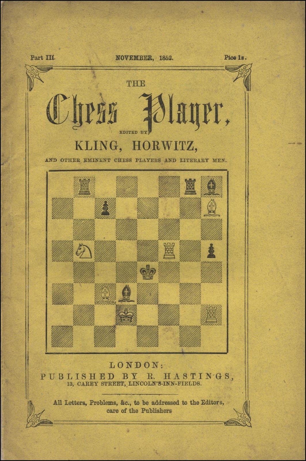 Chess Book Chats: Charles Tomlinson F.R.S., Chess writer