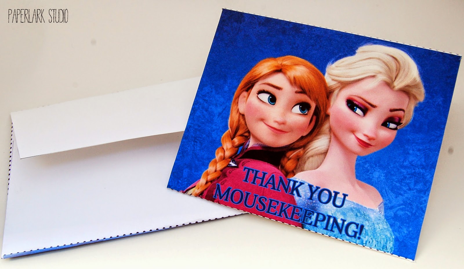 PaperLark Studio: FREE Printable Frozen Mousekeeping Envelopes