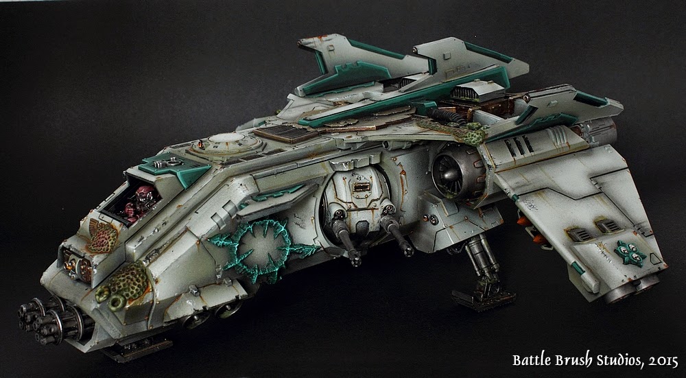 Battle Brush Studios: Showcase: Nurgle Fire Raptor