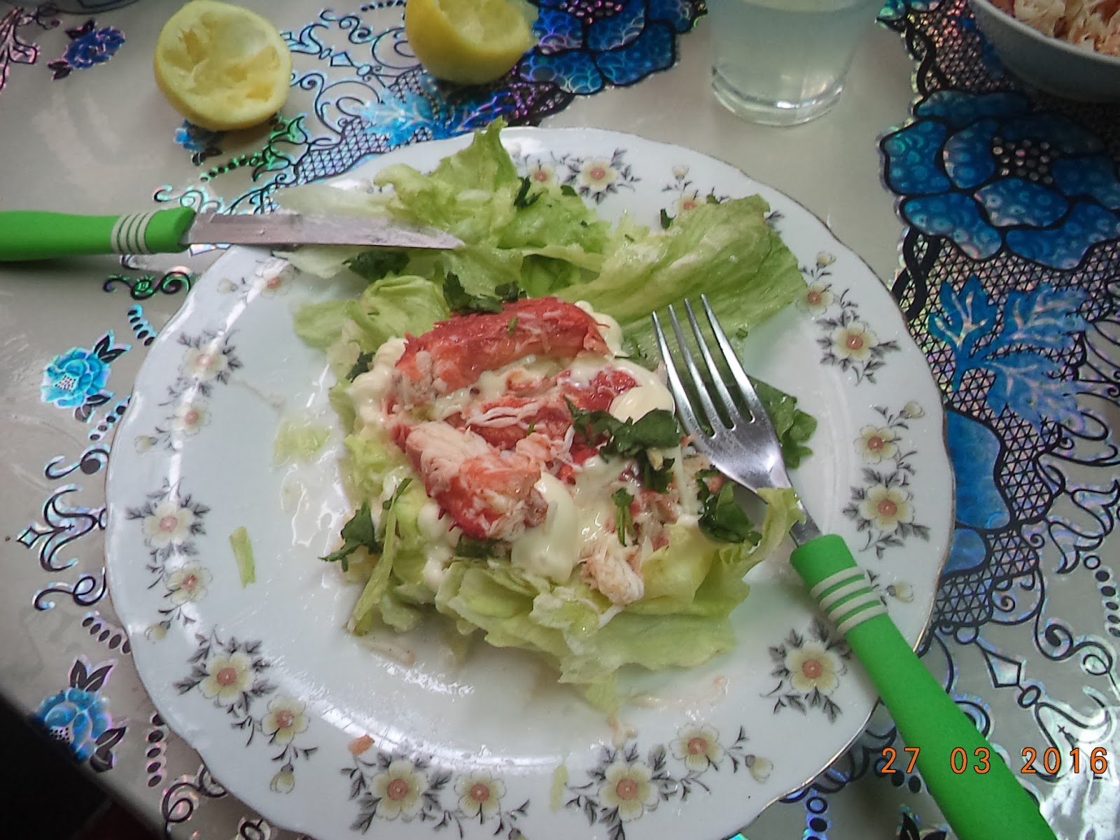 Llanuras de la Patagonia: UN PLATO DE CENTOLLA EN PUNTA ARENAS.