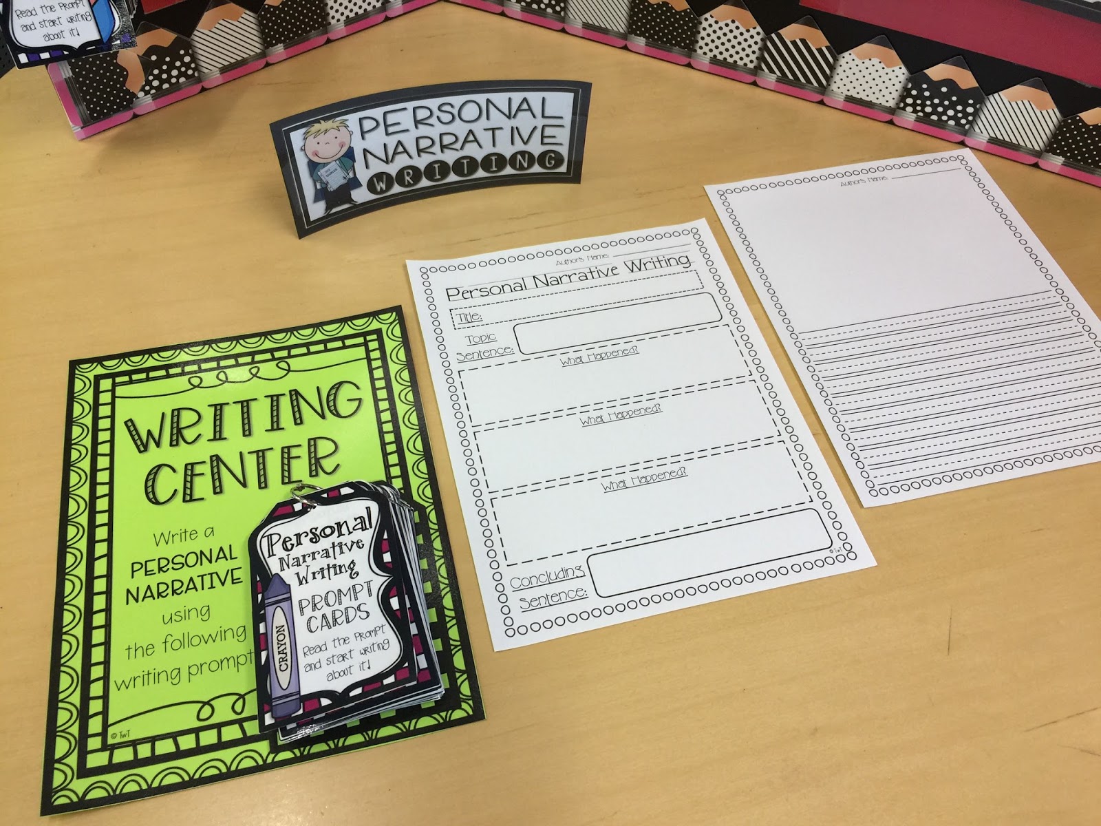 Teaching With Terhune: Writing Center Board with Tons of Activities for ...