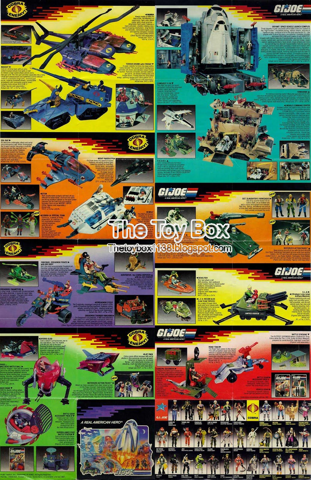 The Toy Box: G.I. Joe Package Inserts (Hasbro)