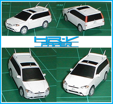 Papercraft - Honda HR-V - Papercraft4u | Free Papercrafts, Paper Toys ...