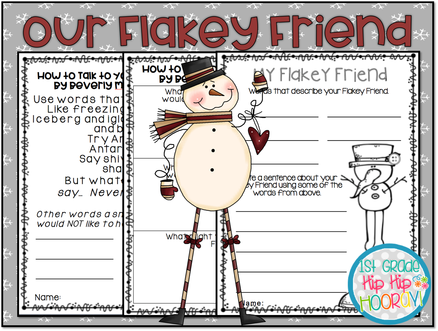 1st Grade Hip Hip Hooray!: Fun with Flakey Friends!