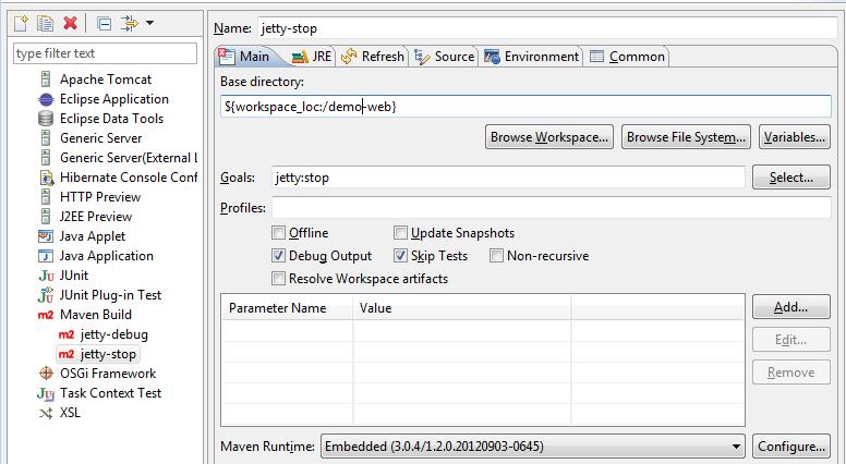 Wang Xiang's Blog: jetty maven plugin