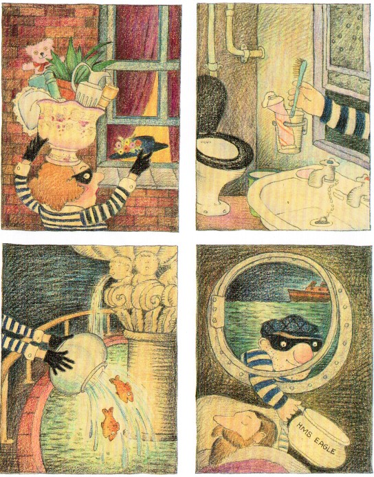 Pictures from an Old Book: "Burglar Bill" By Janet & Allan Ahlberg ...