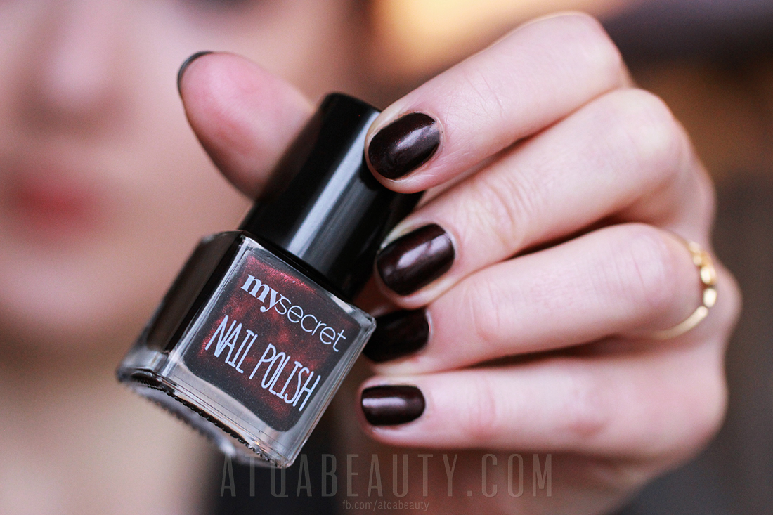 Paznokcie :: 284 Sparkling Mahogany My Secret | Atqa Beauty Blog ...