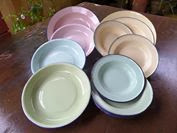 galleria pinggan lama: PLAIN ENAMEL PLATES