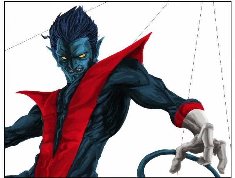 comic cartoons: Nightcrawler