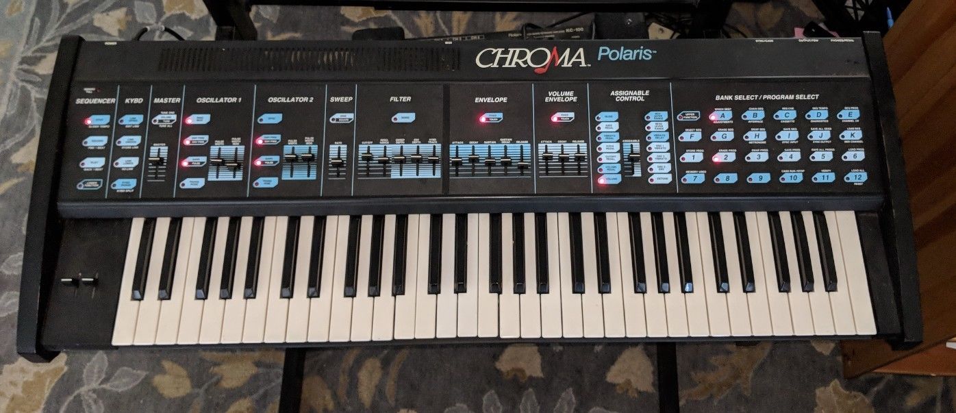 MATRIXSYNTH: Fender Chroma Polaris Analog Poly Synthesizer SN 302665