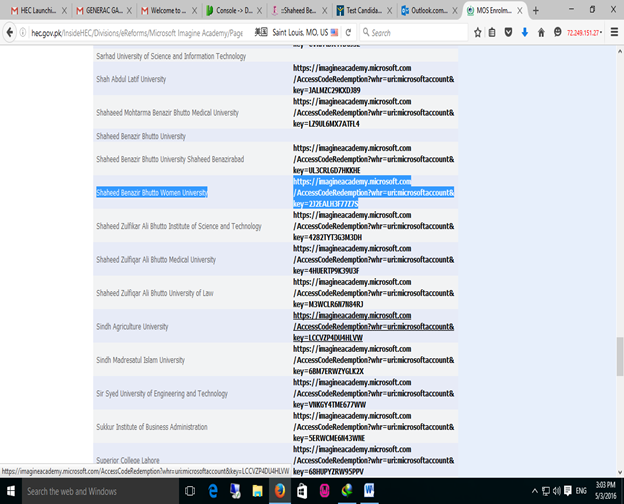Registration Guide for MOS Certifications 2016 - LMS Help