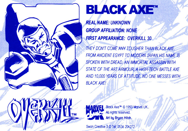 STARLOGGED - GEEK MEDIA AGAIN: 1994: OVERKILL 3D CARDS BY BRYAN HITCH ...