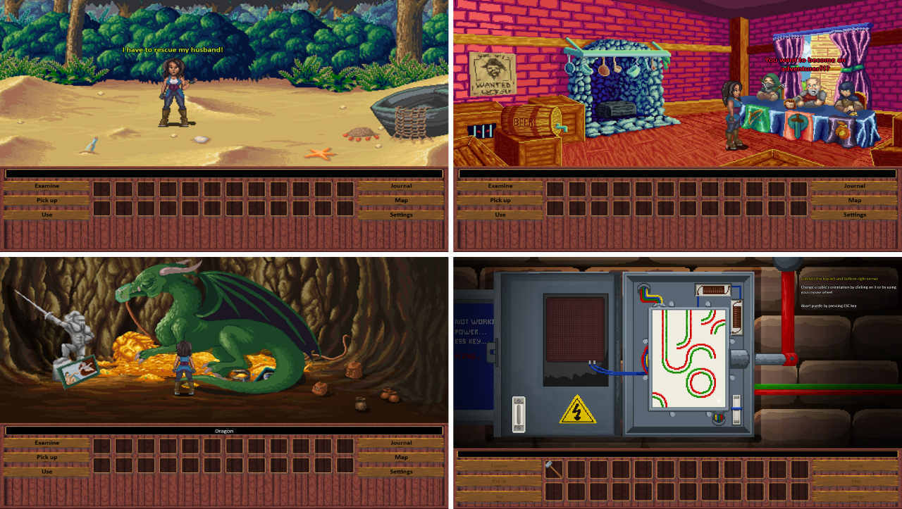 Indie Retro News: Monkeys & Dragons - Retro Adventure inspired by video ...