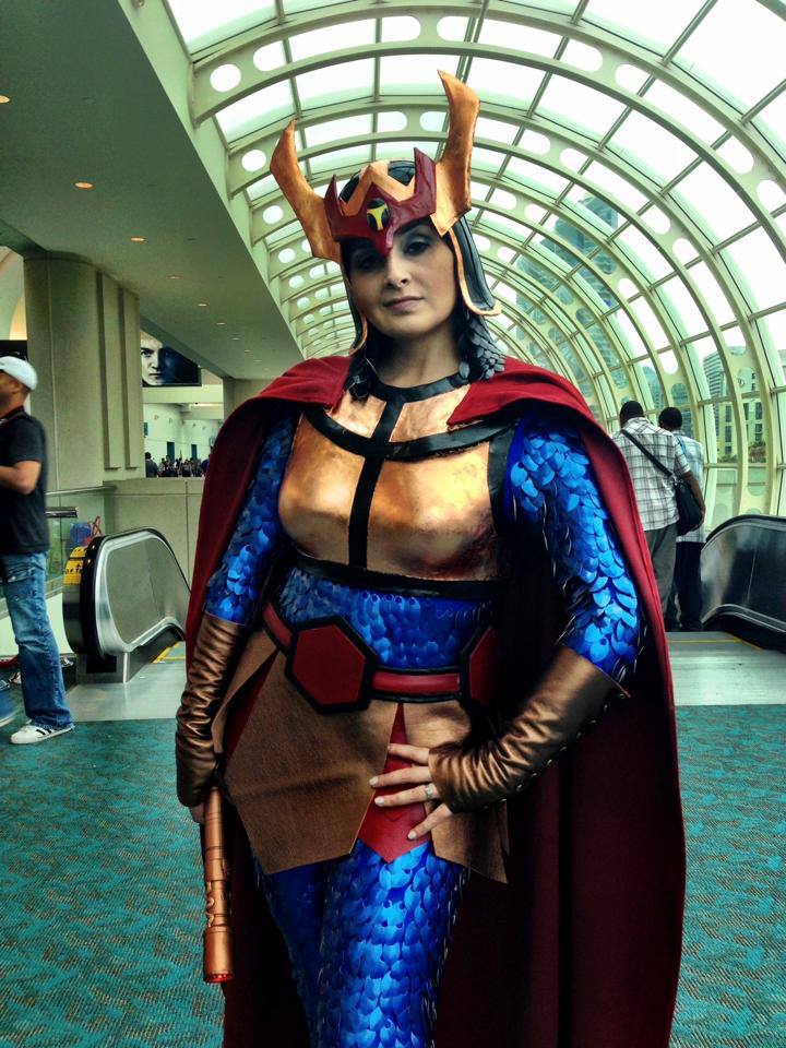 Fashion and Action: Kirby Worthy Big Barda by Golden Lasso Cosplay ...