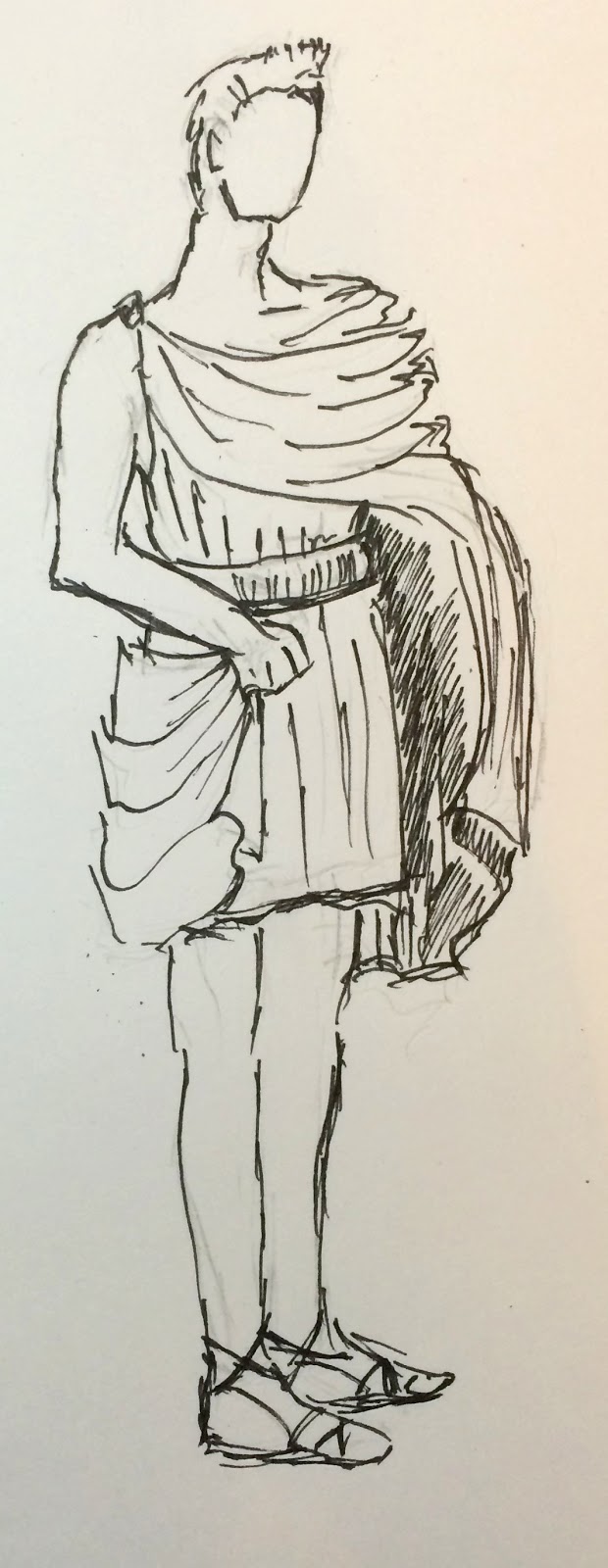 Shade Of Coral: Ancient Roman Clothing