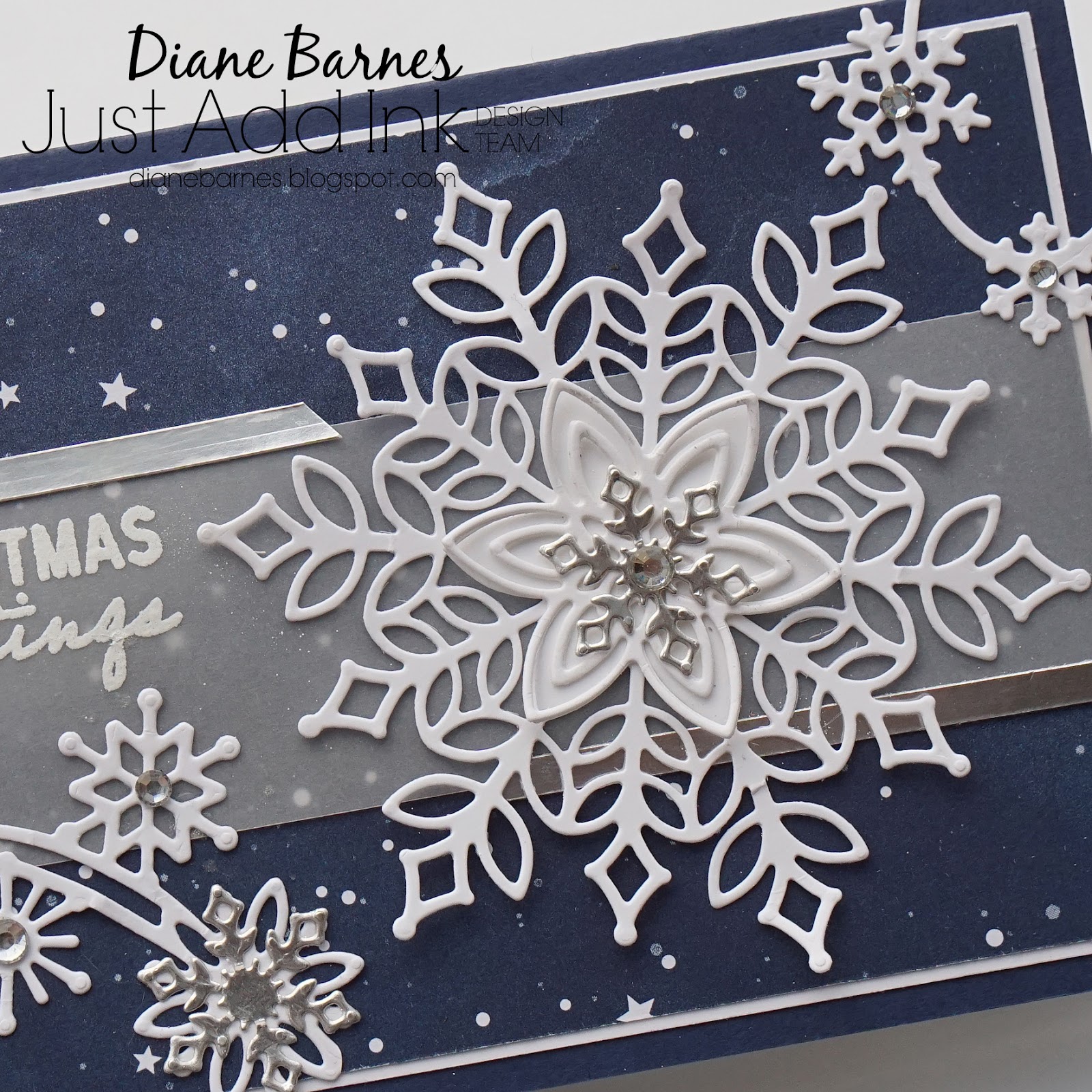 colour me happy: JAI 431 sketch challenge - Snowfall Christmas card