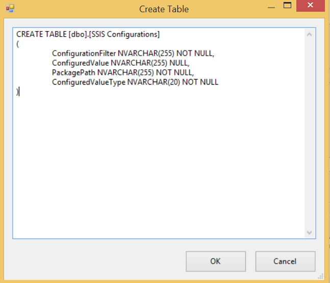Implementing SQL server package configuration in SQL Server Integration ...