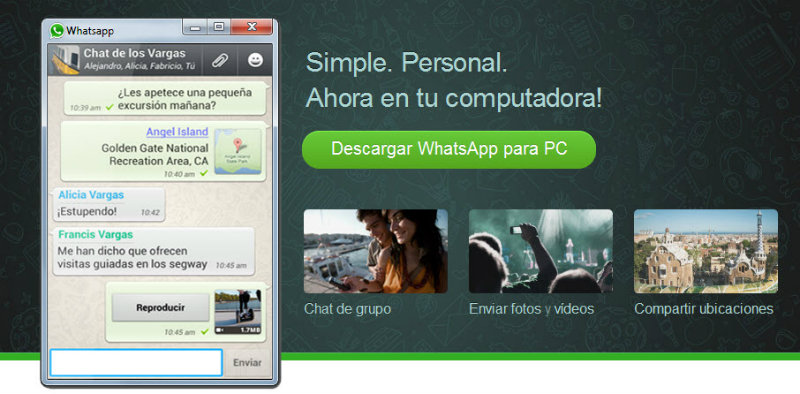 Descargar WhatsApp para PC gratis | WhatsApp para PC