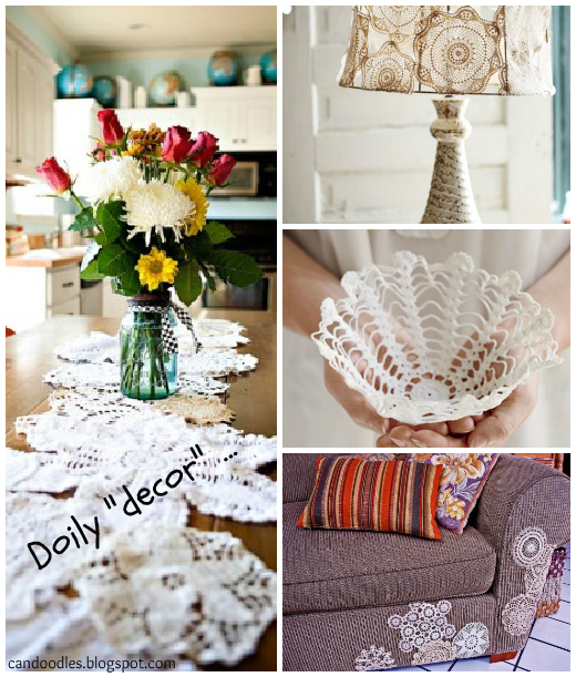 Repurpose: Doily re-do's ... | the ReFab Diaries