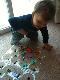 For the Love of Learning: DIY Alphabet Learning Activity