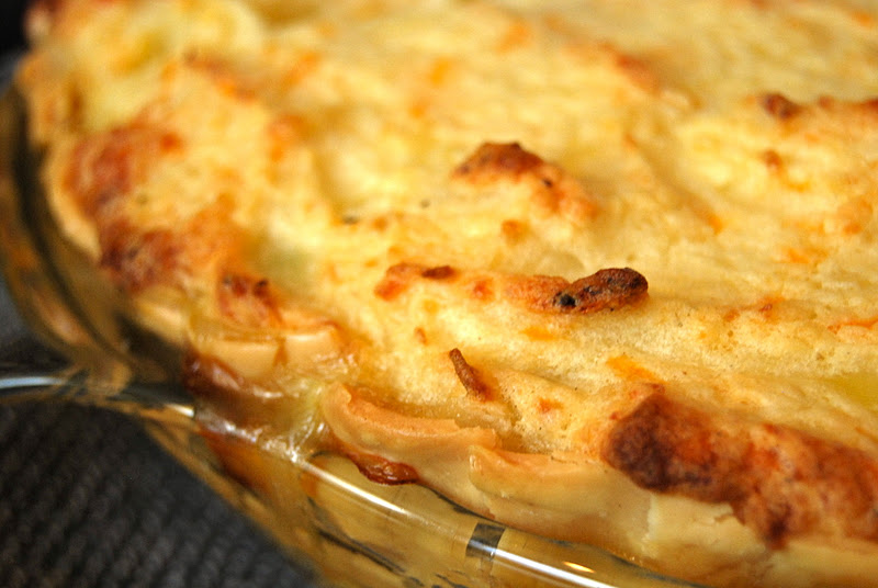 Chicken Pot Pie with Mashed Potato Top