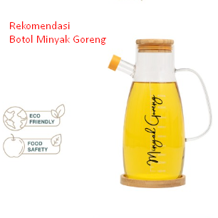 Rekomendasi Botol Minyak Goreng Berkualitas Mudah dalam Menuang