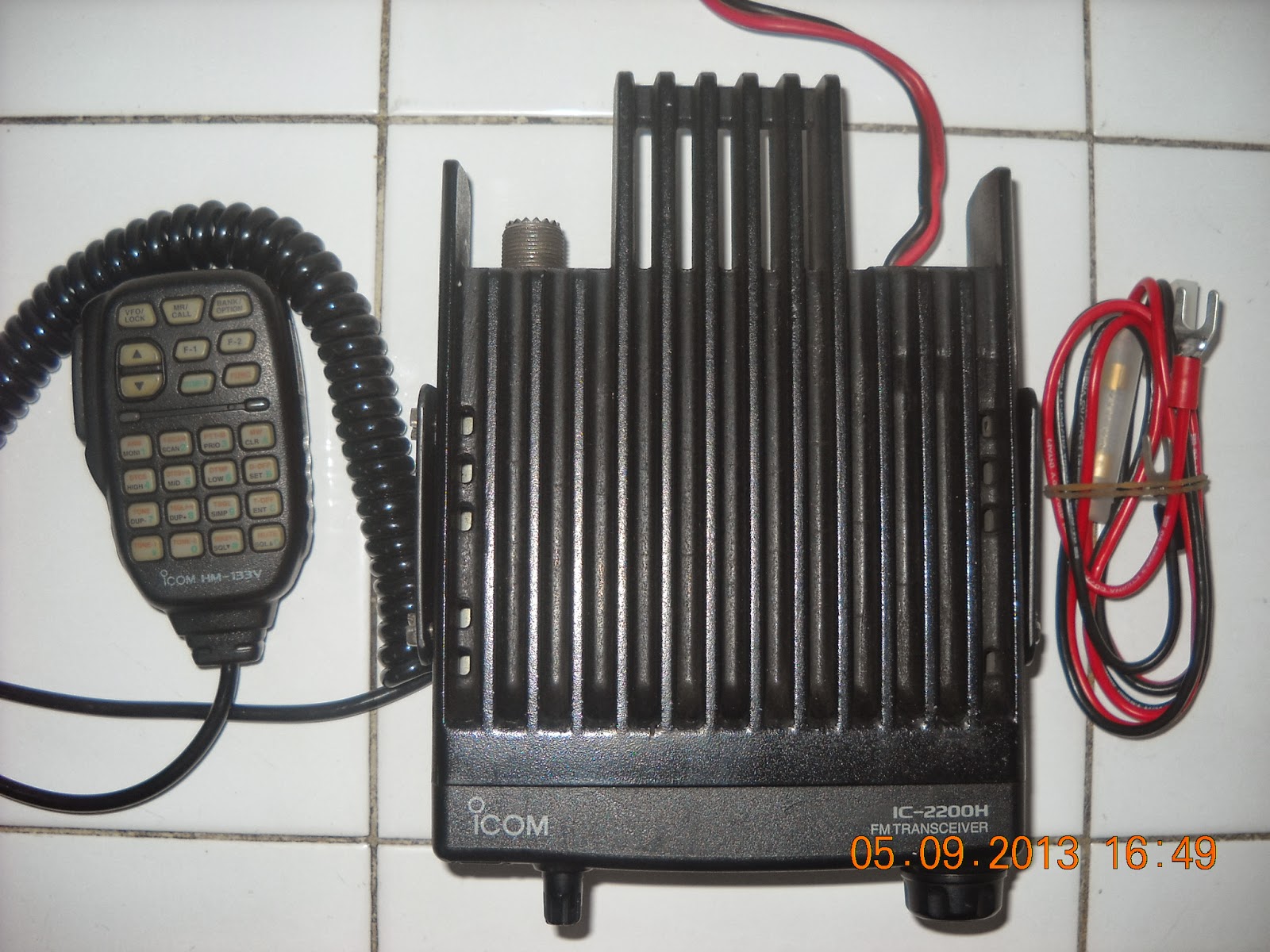 Sinar Agung ( Y C 2 V D I ): RIG ICOM 2200H - BLACK ( 2 ) - ( TERJUAL ...