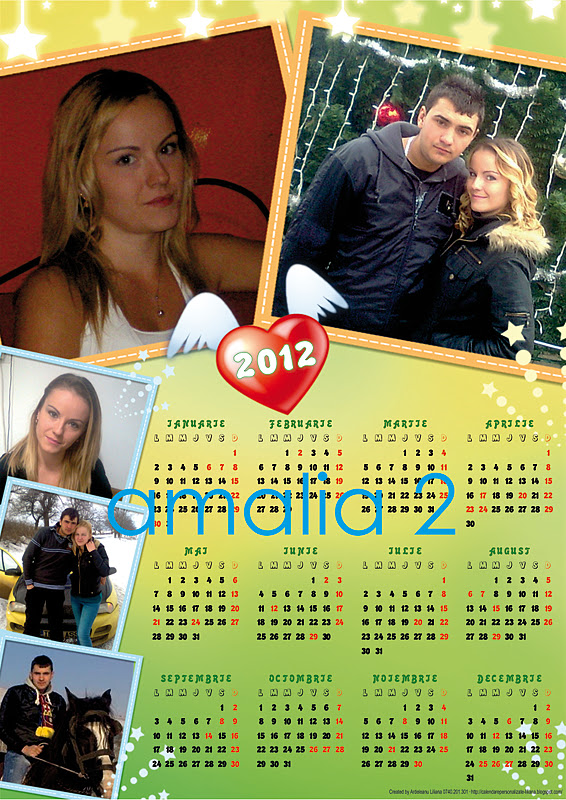 Calendare Personalizate: Calendar de perete Format A3