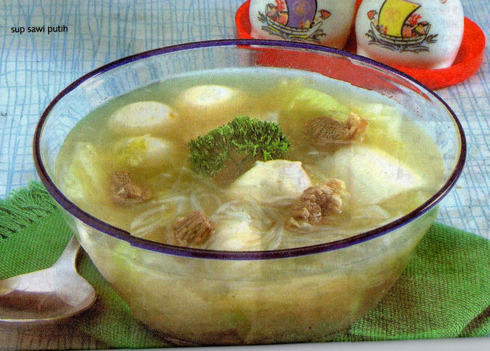 Resep Sup Sawi Putih - Masakan Nusantar