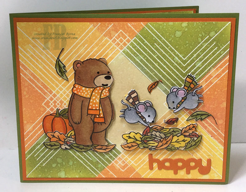 StampOwl's Studio: Fall Birthday Card
