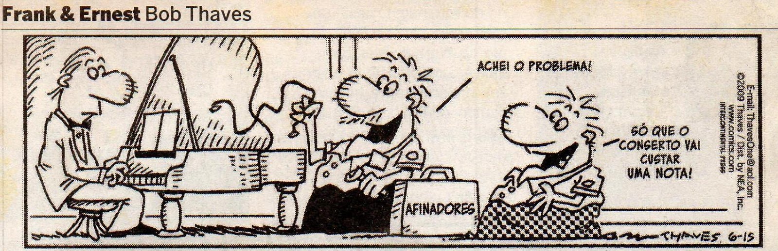 30 Tirinhas - Frank & Ernest - Paulo Matheus