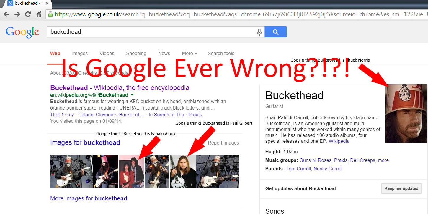 Brian Carroll: buckethead unmasked, is this for real?